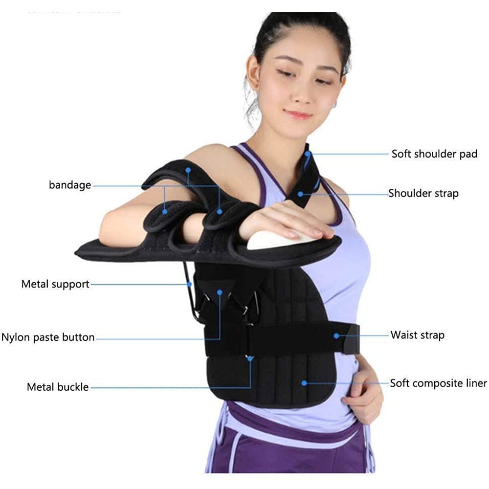 Shoulder Abduction Immobilizer for Broken arm Broken Fractured Bones Sublexion for Surgery Dislocated Injury Support Shoulder Injury Post-op Shoulder Arm Brace Men Women Universal