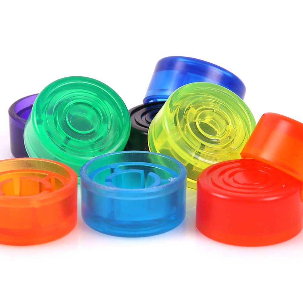 MoonEmbassy Guitar Effects Pedal Footswitch Topper,Effect Foot Nail Cap,Protection Cap for Guitar Pedal Effectfor,Colorful,10PCS/Set