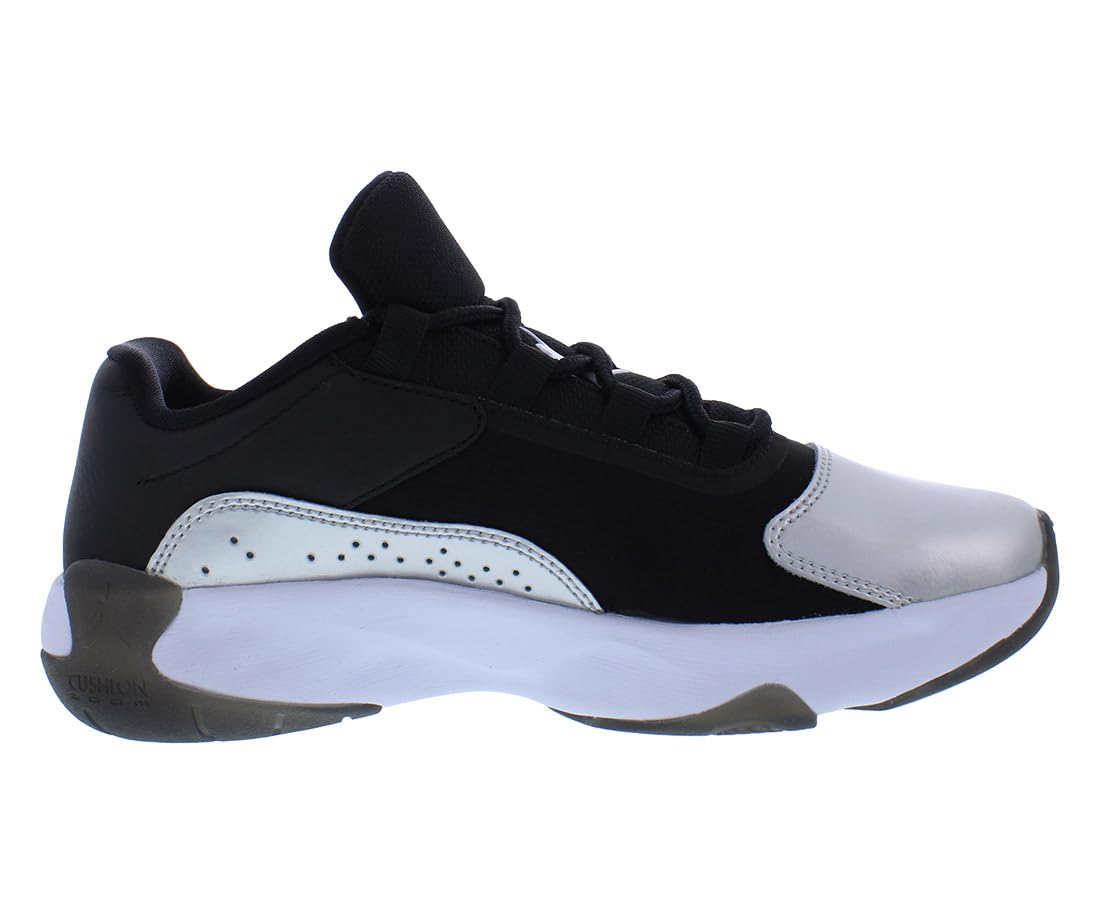 Nike Womens Air Jordan 11 CMFT Low Trainers DV2629 Sneakers Shoes (UK 5 US 7.5 EU 38.5, Black Metallic Silver White 001)