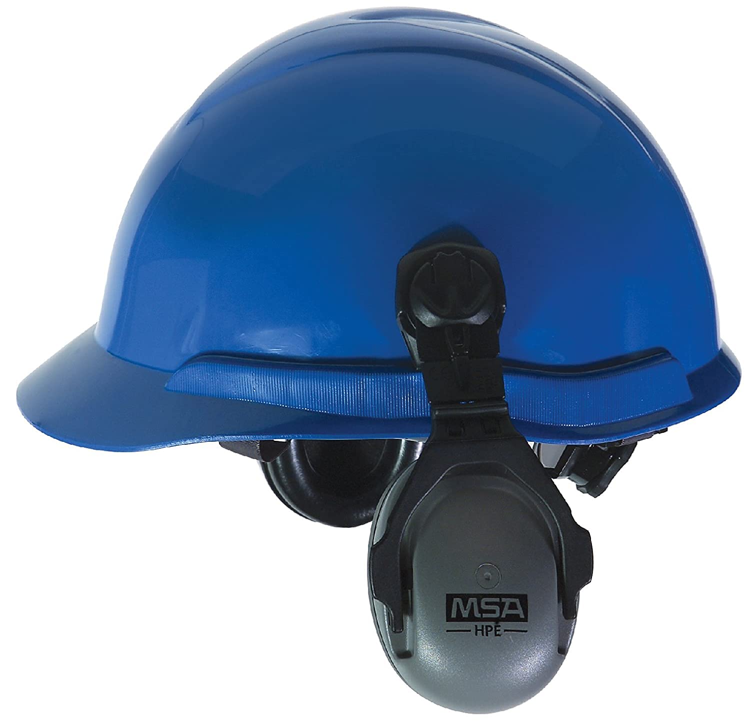 MSA 10061272 SoundControl HPE Cap Model Mounted Hearing Protection, 27 dbA, Fits Slotted Cap Style Hard Hats, Cushioned Ear Pads, Earmuffs Adjustable for Custom Fit, Durable & Comfortable Accessory
