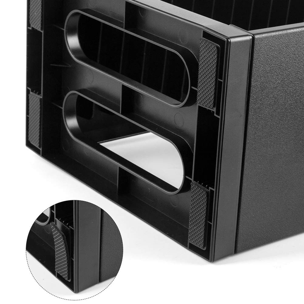 Play Station 5 4 CD Disks Card Holder Game Card Box for PS4 PS5 Game CD Case Storage Stand Holder Bracket for Playstation Video Game Holder Video Game Tower (18 CDS, Black)
