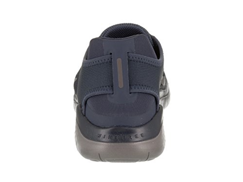 Nike Men's Free RN 2018 Running Shoes (8, Navy/Grey)