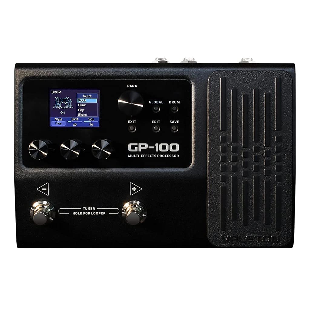 SHYPT Guitar Multi Effects Processor Pedal with 140 Built in Effects Looper IR OTG USB Multi Language Expression GP-100