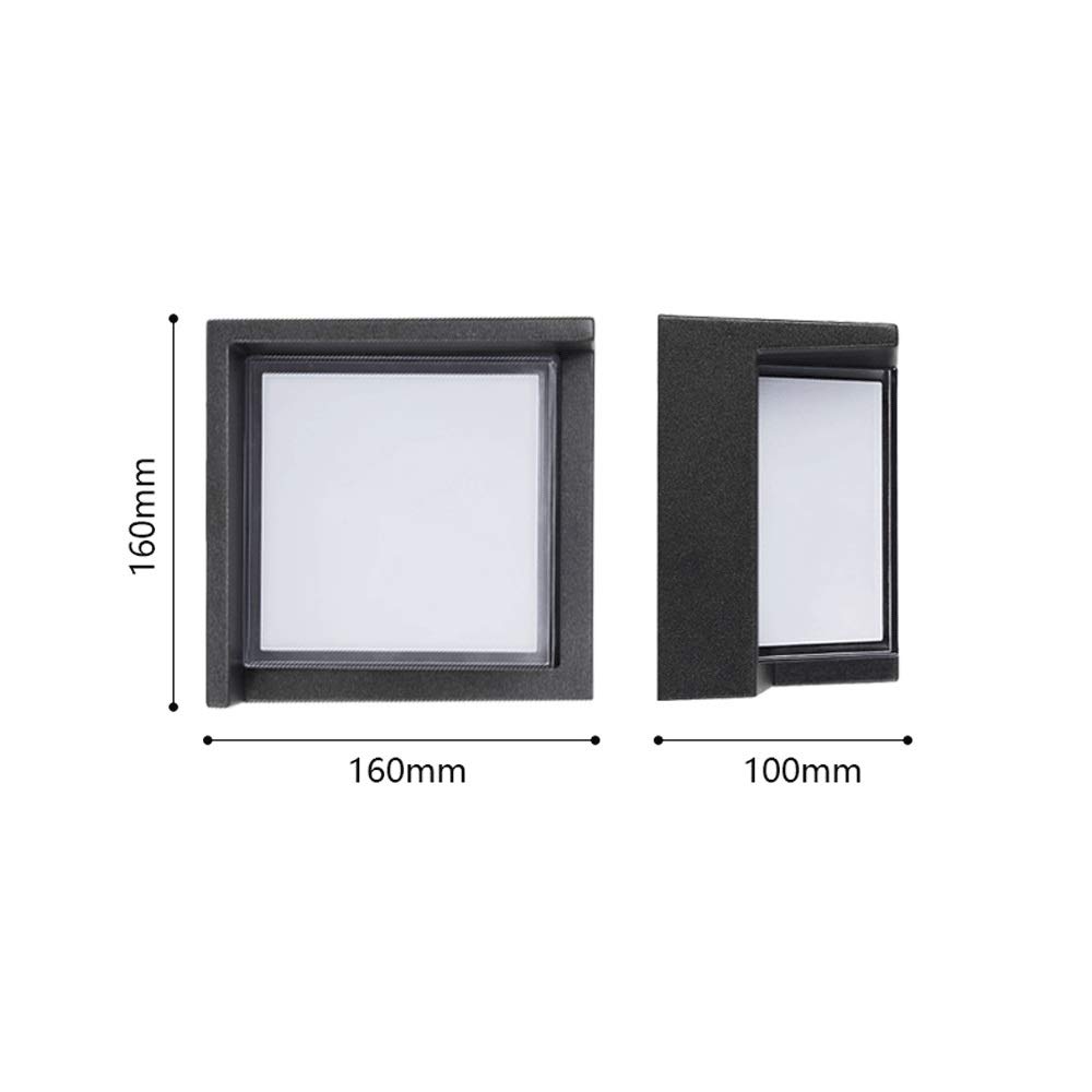 MRFX Terrace Light Outdoor Balcony Waterproof Led Doorway Bracket Light Super Bright Home Simple Creative Outdoor Wall Lights Garden Villa Wall Sconce Outdoor Wall Lamp