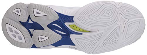 Mizuno Wave Lightning Z6 Mens Volleyball Shoe, White-Navy, 12