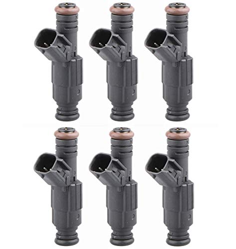 MOSTPLUS FJ460 YR3E-A4A Fuel Injectors Compatible with Ford E-150 E-250 F-150 (Set of 6)