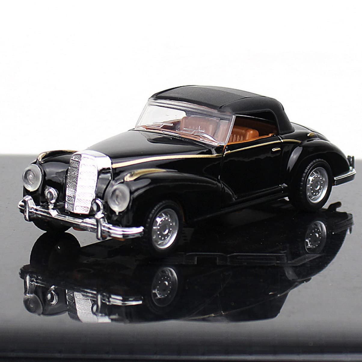 Toyvian Vintage Car Model die- cast car Model Retro car Model Vehicle Model Toy Metal Antique Pullback
