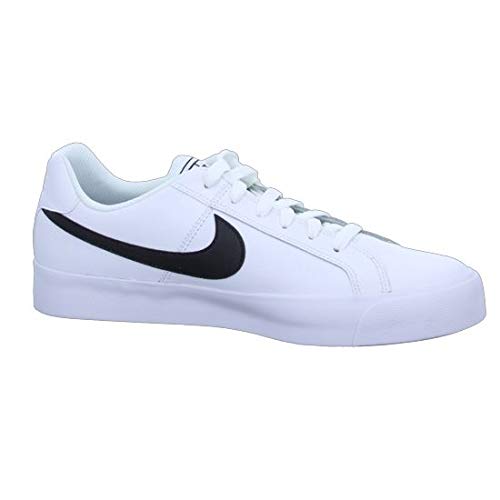 Nike Men's Court Royale AC Sneaker, White/Black, 8 Regular US