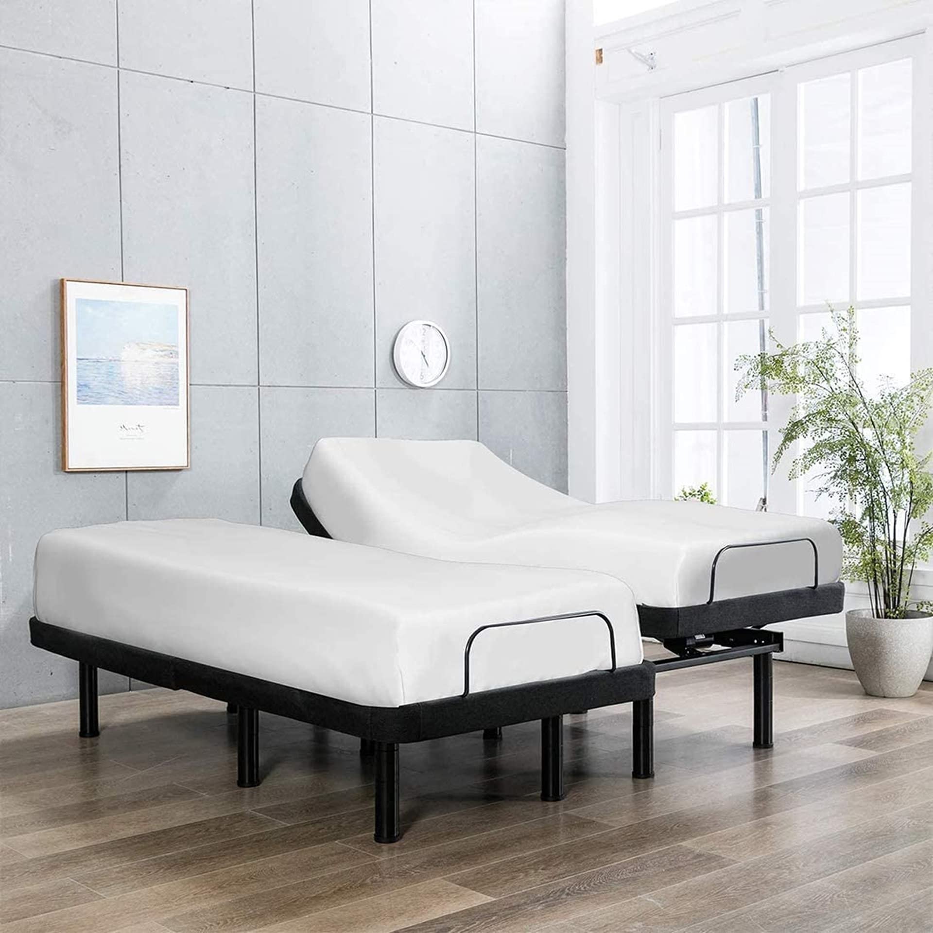 Split Mattress Protector for Adjustable or Split Beds, 100% Waterproof Terry Cotton - Fitted Sheet Style Breathable Mattress Cover - 12" Deep Pocket [Split Queen (2 PC 30" X 80")]