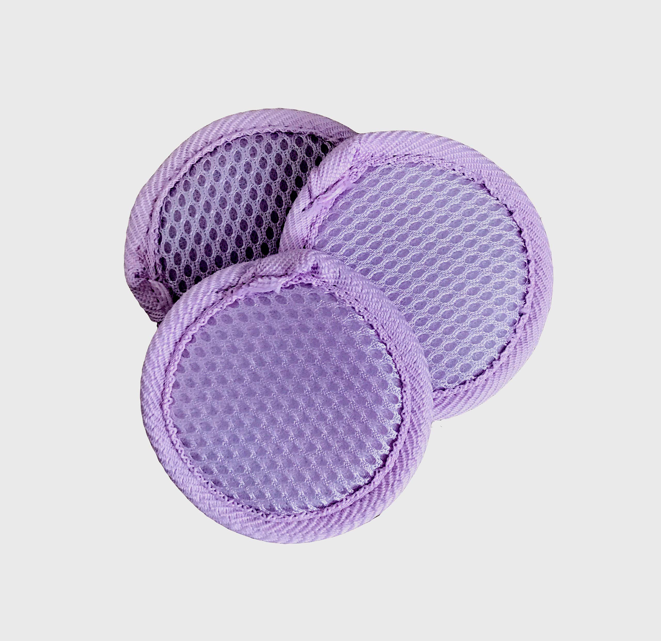 Microfiber Facial Scrubbers Reusable Makeup Remover Pads - Washable Reusable Cotton Pads - Cloth Cotton Rounds Acne Control Reusable Face Scrubber Pad For Cleansing & Face Exfoliator Pad (3 Per Pack)