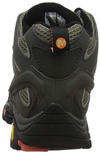 Merrell Men's Moab 2 Mid Gtx Hiking Boot womens High Rise Hiking Boots, Beluga Olive, 7.5 US