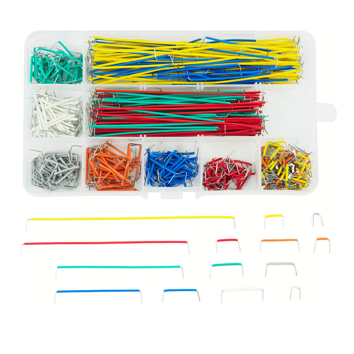 Makeronics 560 Pieces Jumper Wire Kit with 14 Lengths for Breadboard Prototyping Solder Circuits | Electronics Experiment | Arduino or Raspberry Pi or Jetson Nano | Storage Box