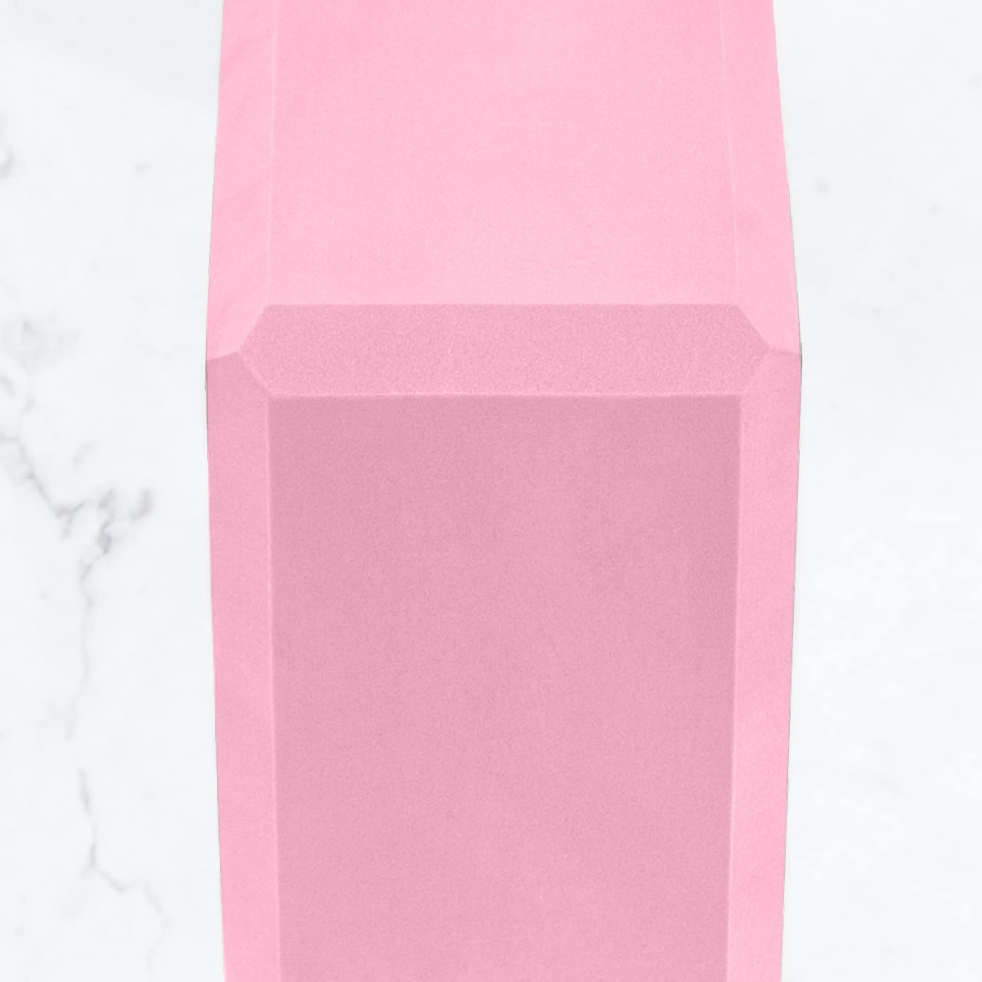 Myga High Density, Soft Cork Yoga Block (Dusty Pink) - Lightweight, Non-Slip, Portable and Odor Resistant Stretching Blocks for Splits