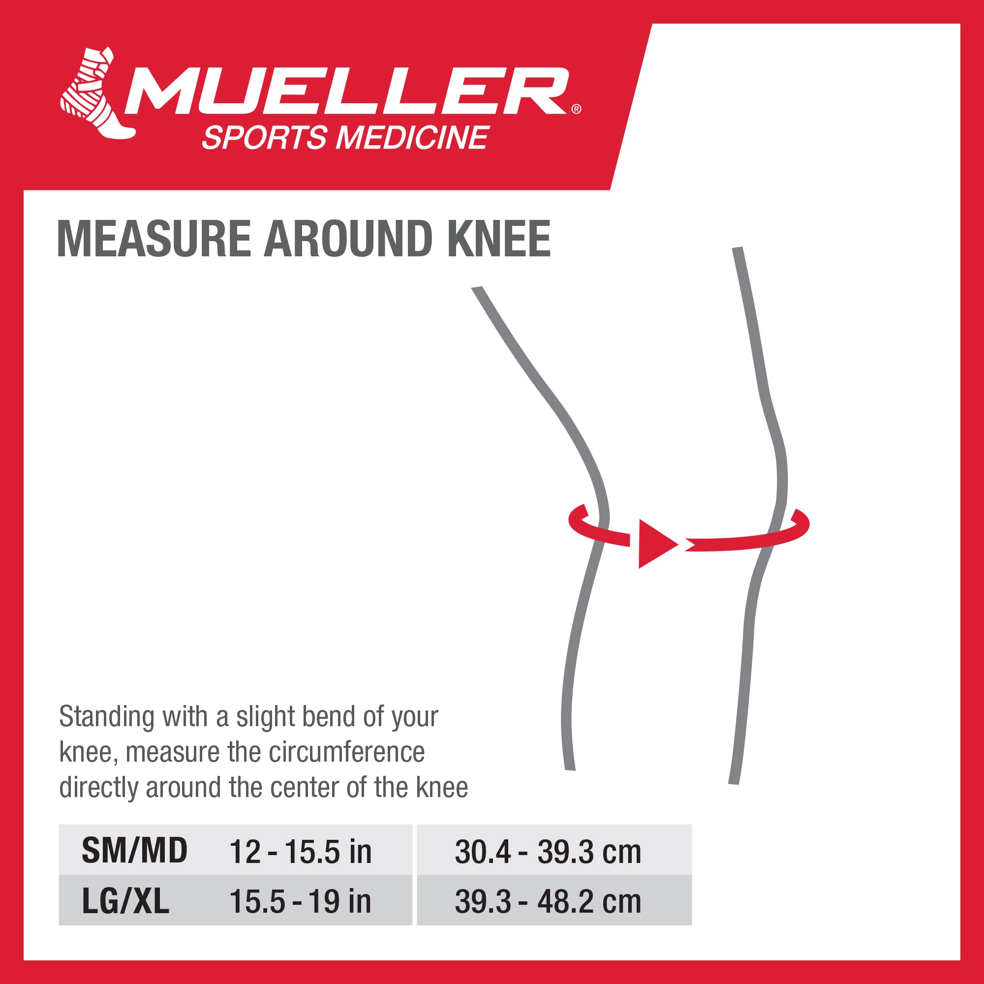 MUELLER Sports Medicine 4-Way Stretch Knee Support Sleeve, For Men and Women, Black, L/XL