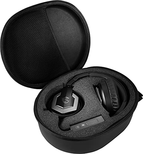 MSI Immerse GH61 Gaming Headset, Hi-Res Virtual 7.1 Surround Sound, Built-in ESS DAC & AMP, 3D Audio, Swappable Ear Cushions, 3.5mm Jack/USB, Carrying Case Included, PC/Mac/PS4/Xbox