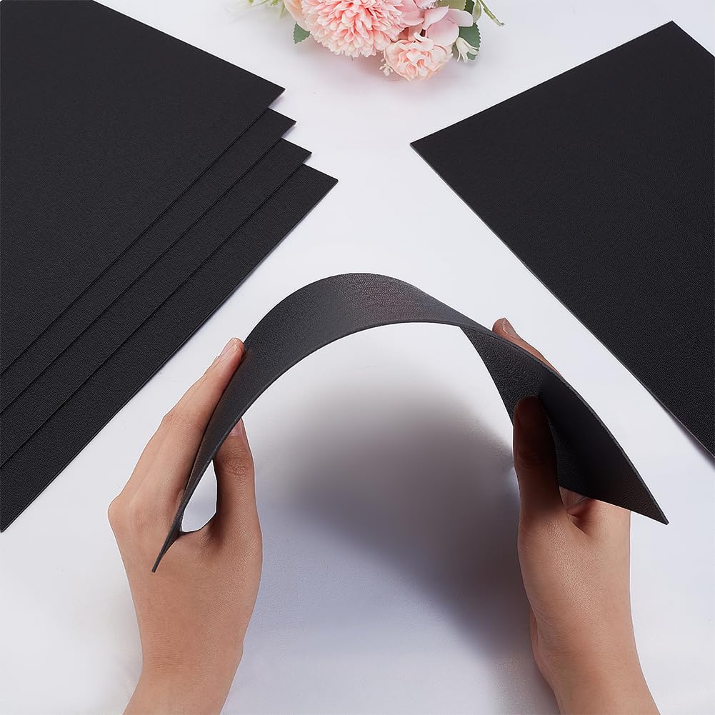 PH PandaHall 6 pcs 12 x 8 Inch Black Base Shaper, Plastic Rectangle Handbag Purse Bottom Insert Bag Stabilizer Handbag Base Shaper Purse Bottom Insert for DIY Tote Purse Handbag Bottom
