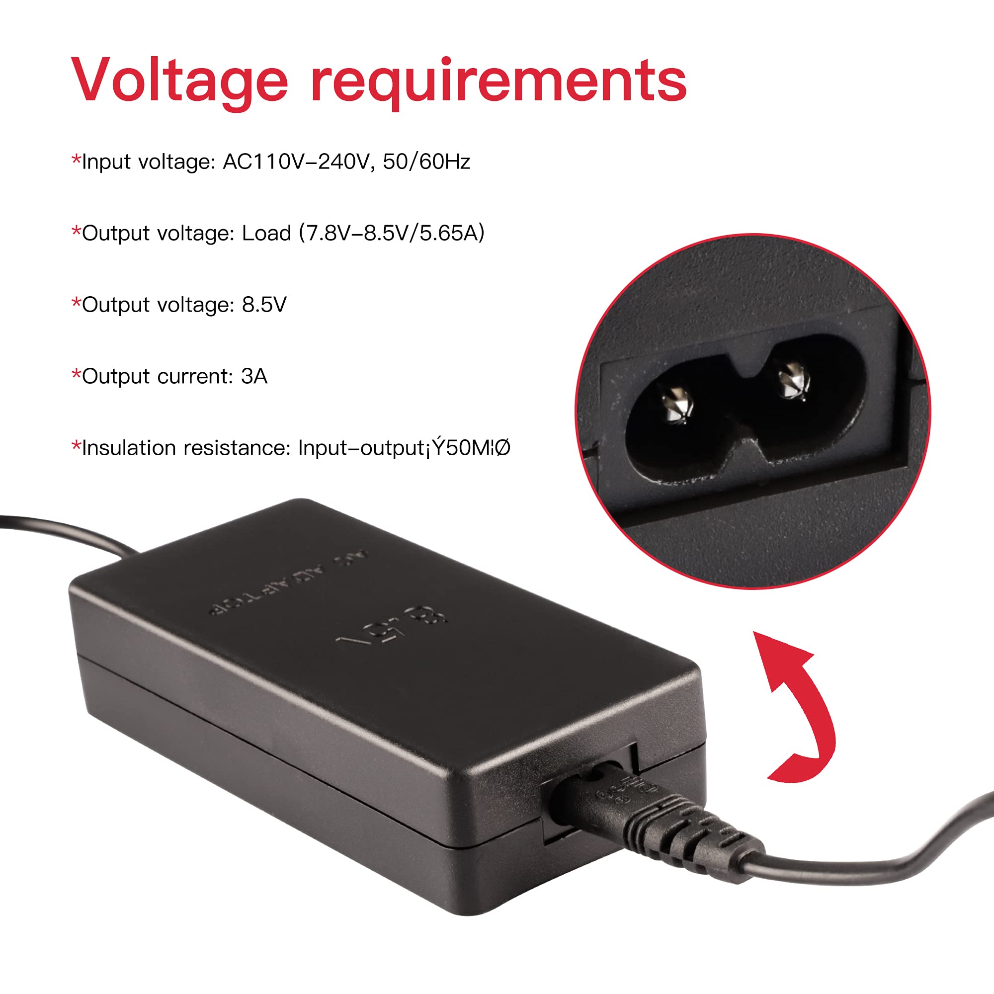 Power Supply for PS2, AC Adapter Charger Cable Cord for Sony Playstation 2 PS2 Slim A/C 70000 Console