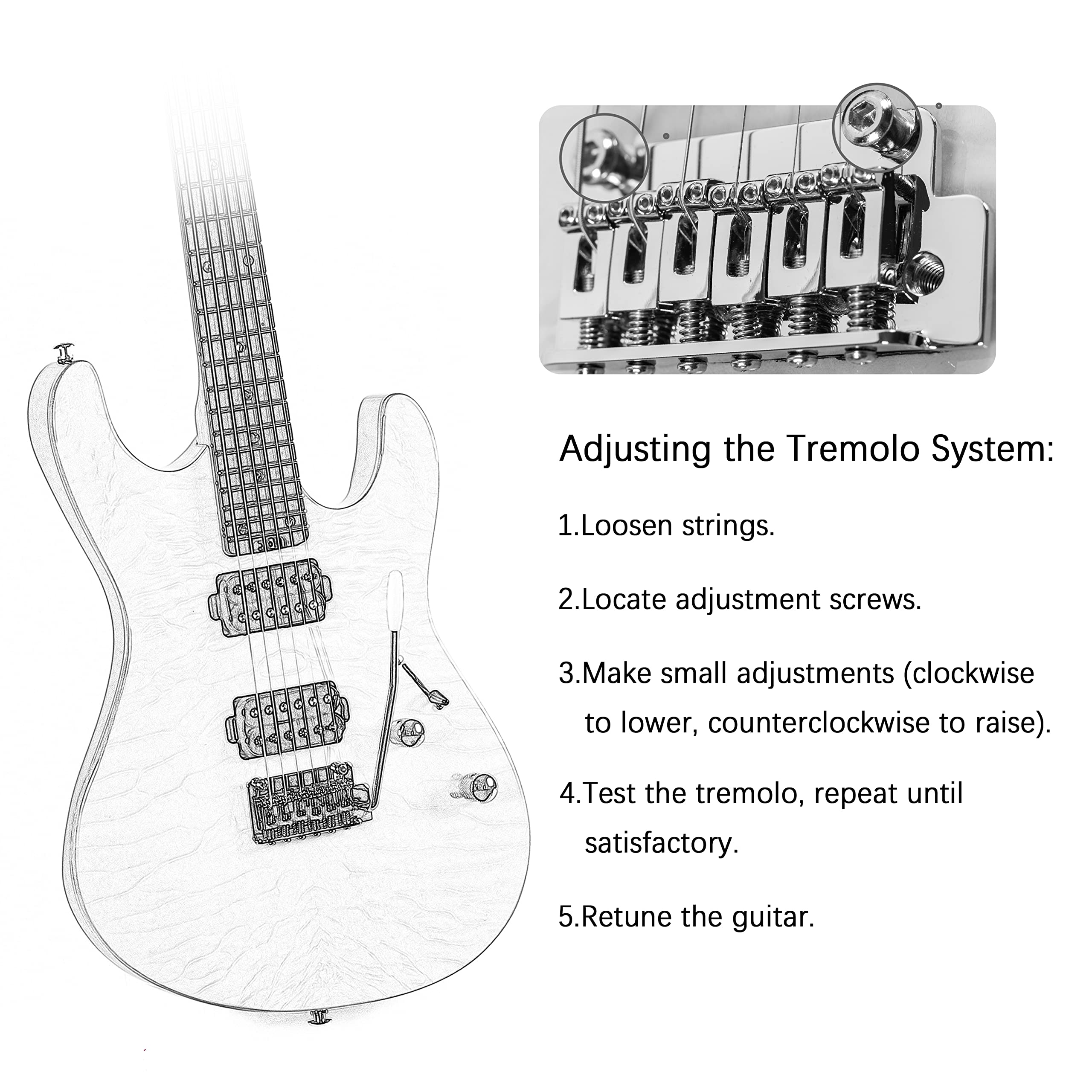 Volgoa VSR-1 Electric Guitar with Mahogany Solid Body,Roasted Maple Neck, and Rosewood Fingerboard 6 String Guitar (Black-Synthetic Veneer)