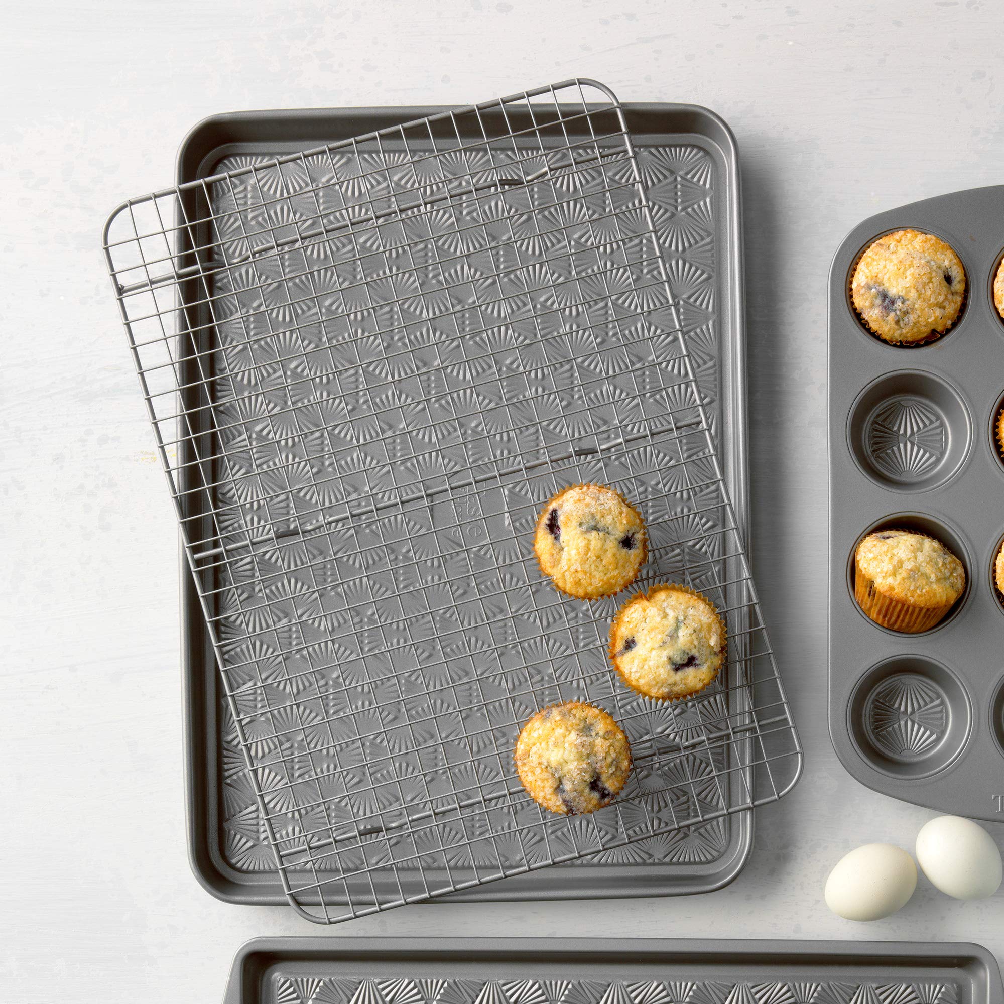 Taste of Home® Baking Sheet 18 x 13 inch with 17.5 x 12.5 inch Non-Stick Cooling Rack