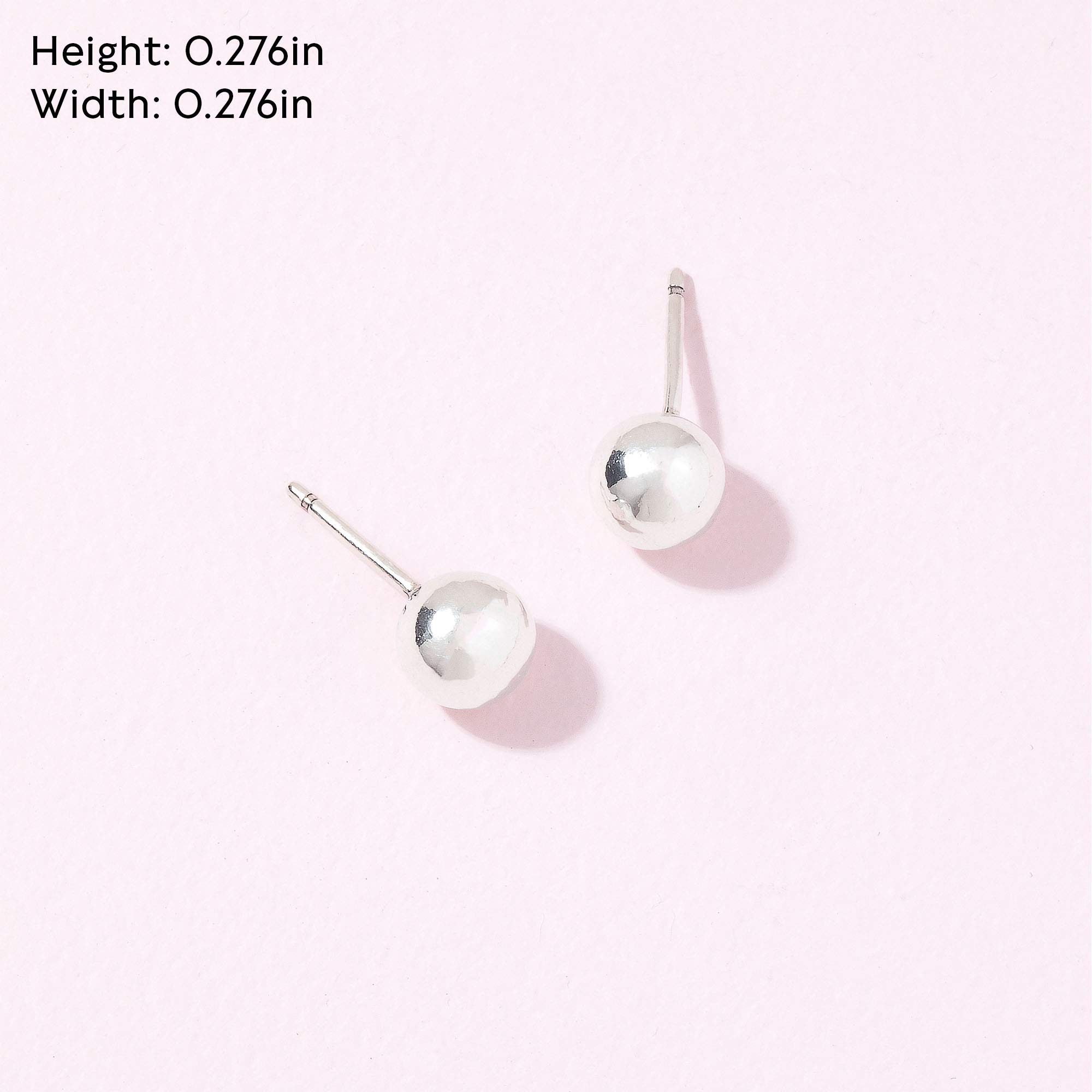 Pandora Jewelry Classic Beads Sterling Silver Earrings