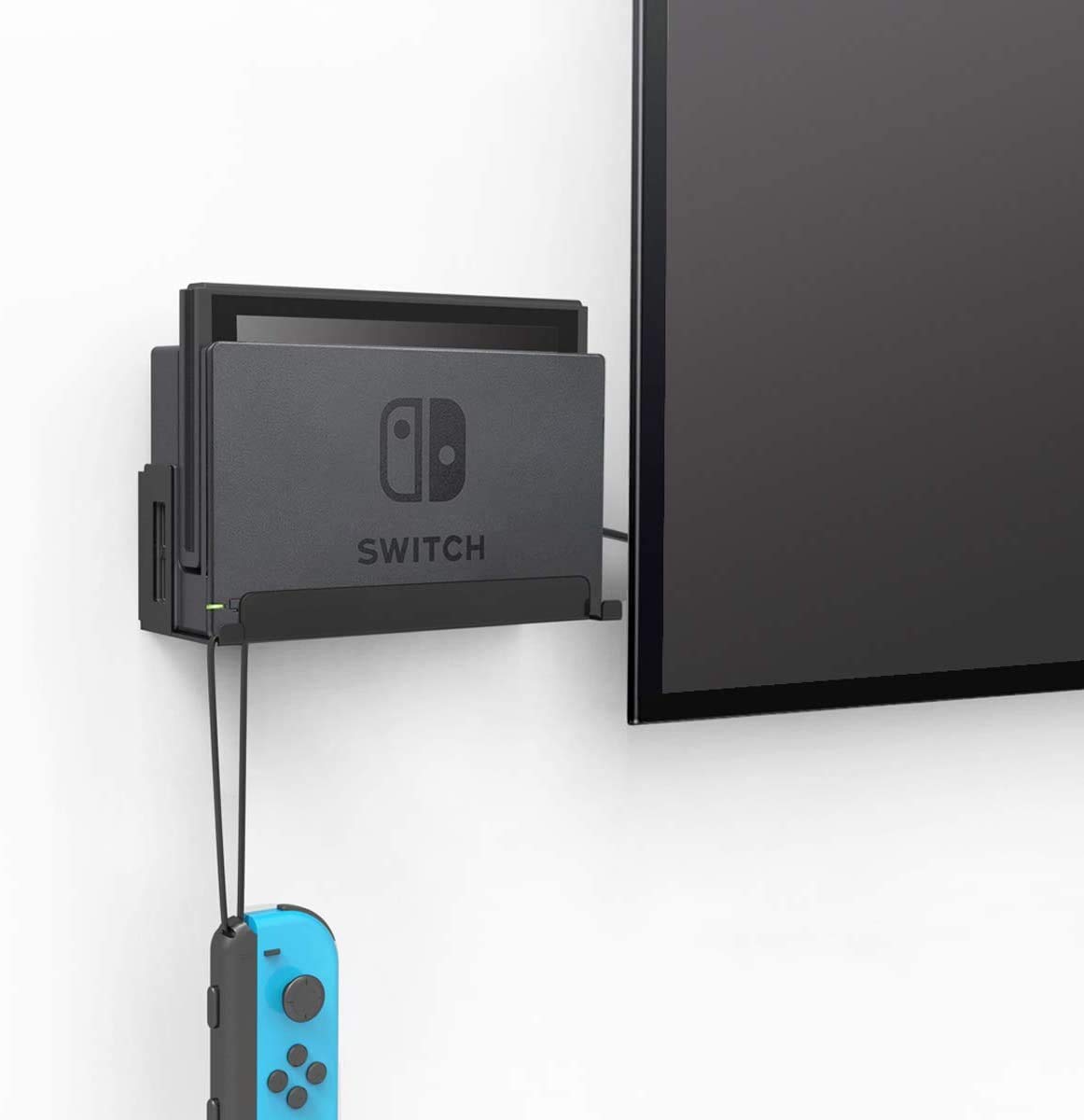 Monzlteck Wall Mount for Switch, Near Or Behind TV,Save Space,Quick Heat Dissipation, Easy to Install
