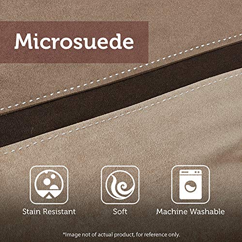 Madison Park Palisades Duvet Cover Full/Queen Size - Navy, Grey, Pieced Stripe Duvet Cover Set β 6 Piece β Micro Suede Light Weight Bed Comforter Covers