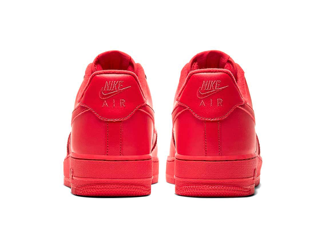 Nike Mens Air Force 1 '07 LV8 CW6999 600 White/White/Team Red - Size 11