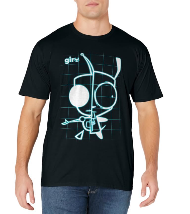 Nickelodeon Invader Zim X-Ray Schematic GIR T-Shirt