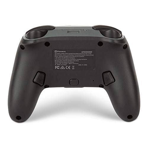PowerA Nano Enhanced Wireless Controller for Nintendo Switch - Black, Works with Nintendo Switch Lite, Bluetooth Controller, Gamepad, Compact, Smaller, Rechargeable, Portable - Nintendo Switch