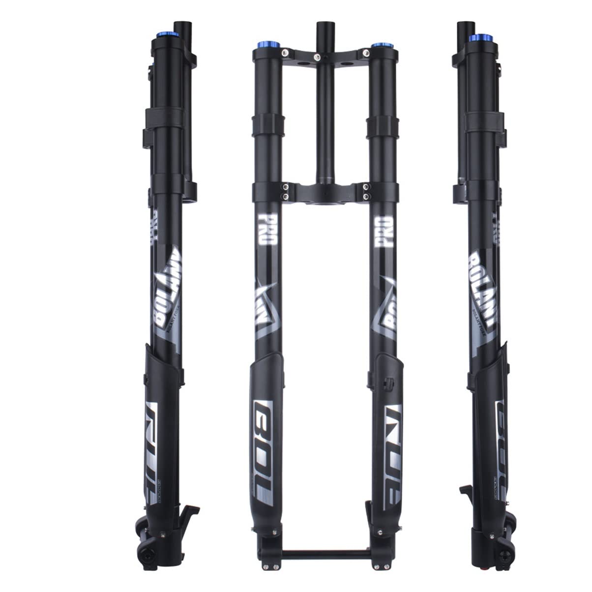 TISORT 26 27.5 29 MTB Bike Suspension Fork Double Shoulder Inverted Aluminum Alloy Thru-Axle Boost Spacing 15 * 110mm 1-1/8" Mountain Bikes Fork