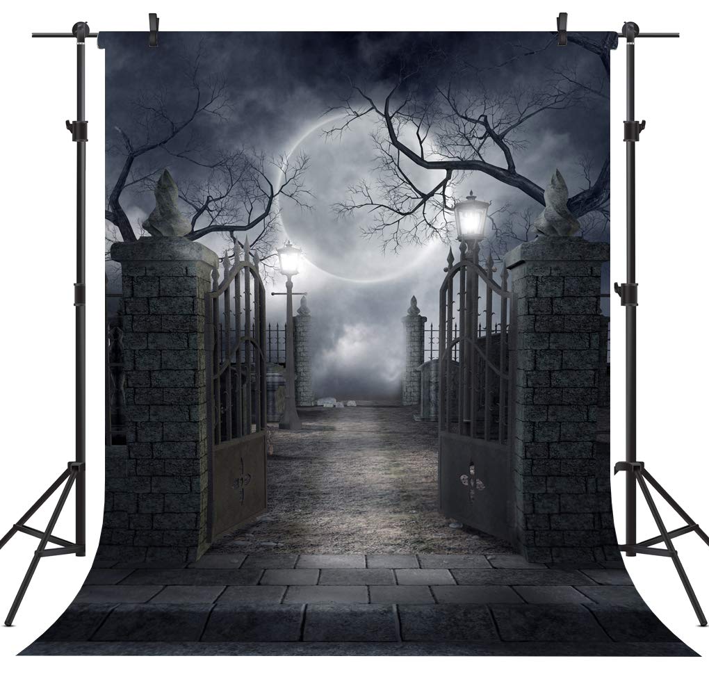 OUYIDA Halloween Theme 6X9FT Pictorial Cloth Seamless Customized Photography Backdrop Background Studio Prop TP17