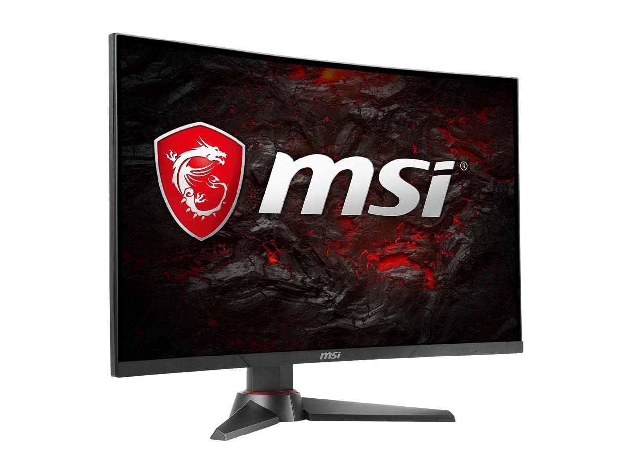 MSI Full HD Non-Glare 1ms 1920 x 1080 144Hz Refresh Rate USB/DP/HDMI FreeSync 23.5” Gaming Curved Monitor (Optix MAG240CR) - Black