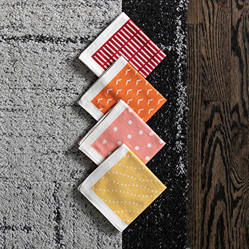 TD Japanese Handkerchief, 100% Cotton, Bird Pattern, Purple