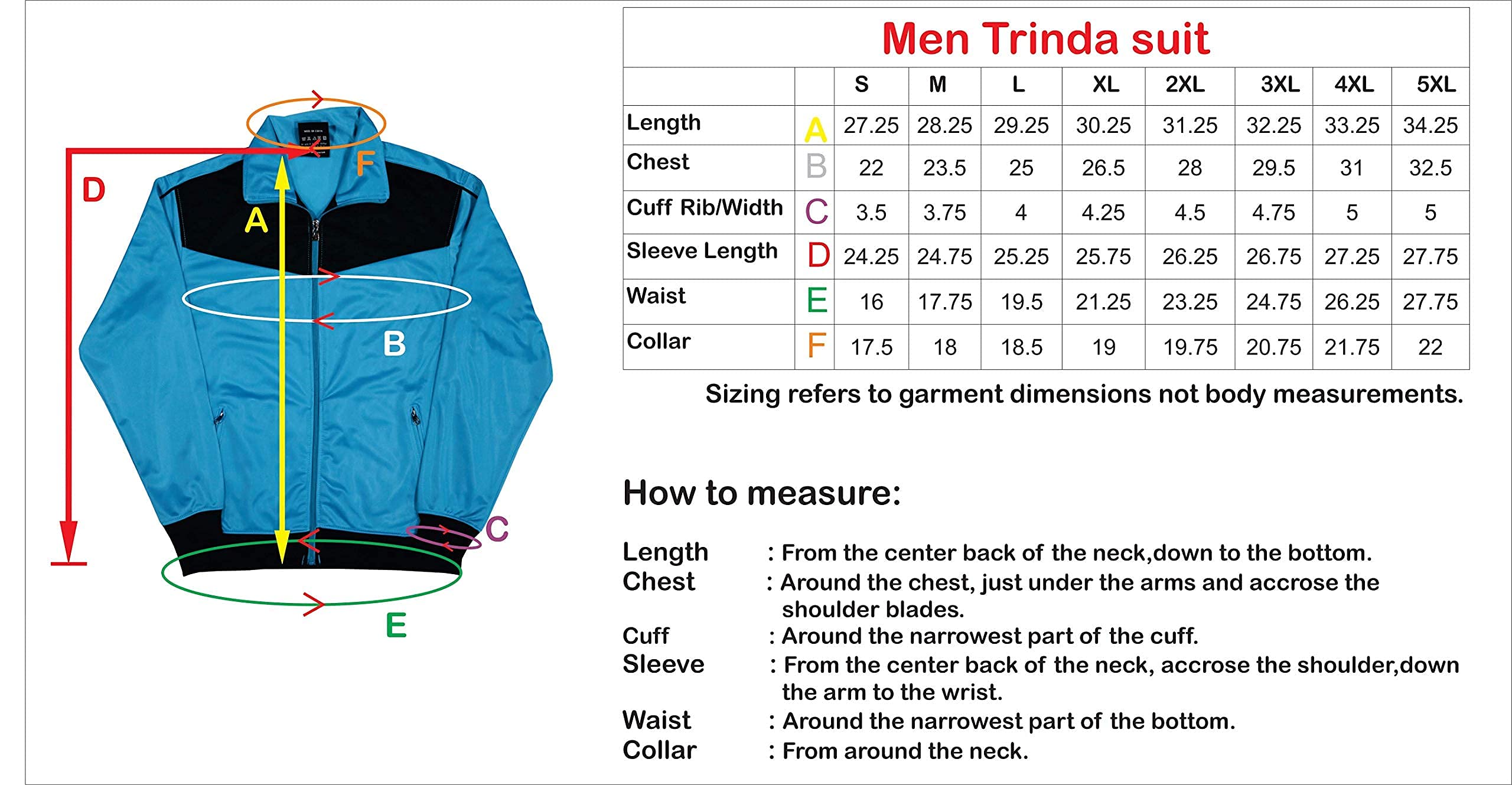 Men Classic Full Zip Track Jacket and Jogging Track Pant Active Wear Sports Tracksuit Set (Blue, 4XL)