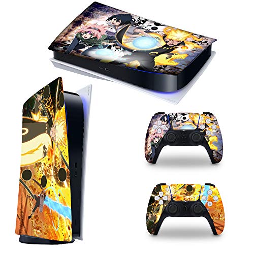 PlayStation 5 Skin Set β Ninja Tv Shows - HD Printing Vinyl Skin Cover Protective for PS5 Standard Edition Console and 2 PS5 Standard Edition Controller