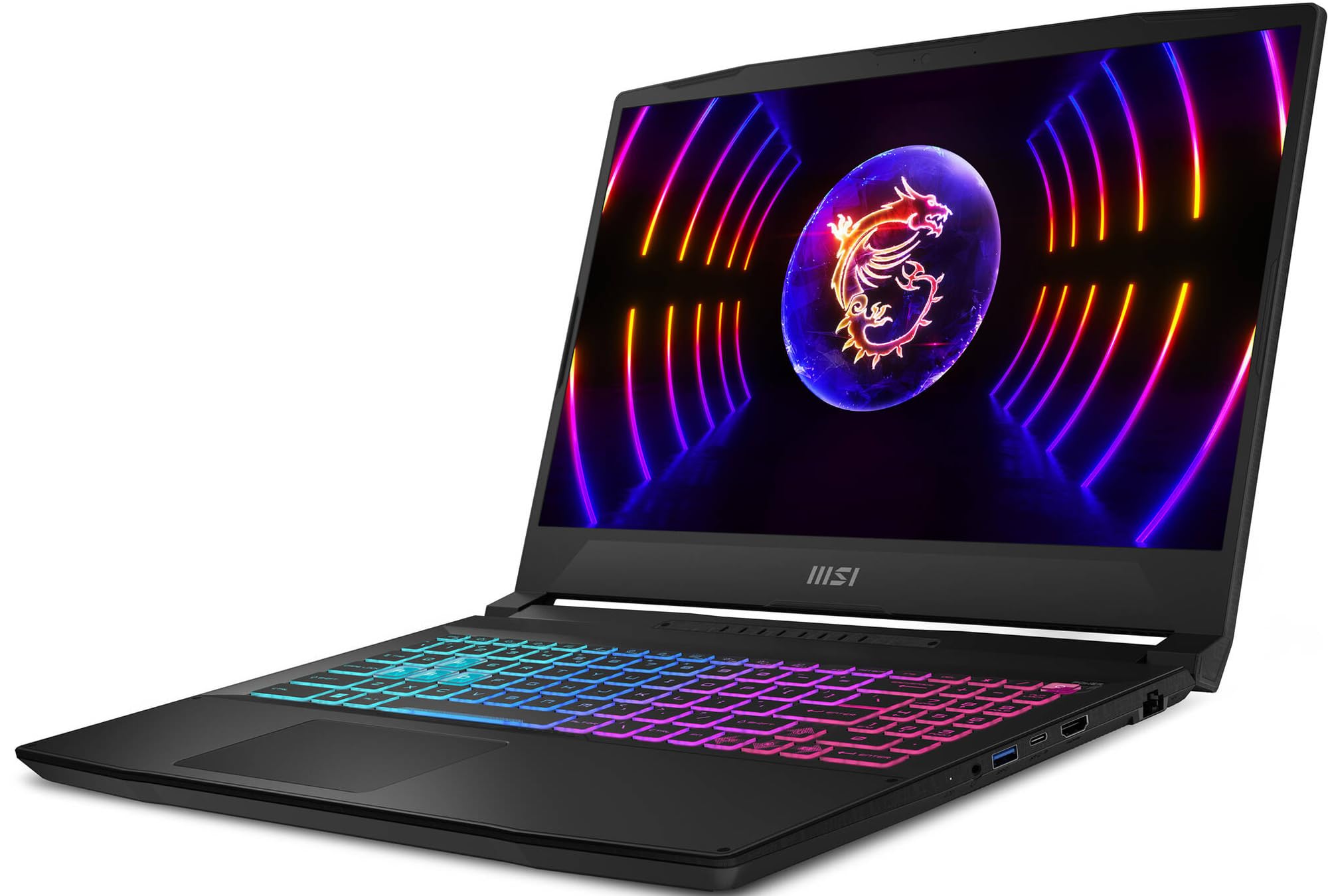 MSI Katana 15 Gaming & Entertainment Laptop (Intel i7-12650H 10-Core, 64GB DDR5 4800MHz RAM, 4TB PCIe SSD, GeForce RTX 4070, 15.6" 144Hz Full HD (1920x1080), WiFi, Win 10 Pro) with USB-C Dock