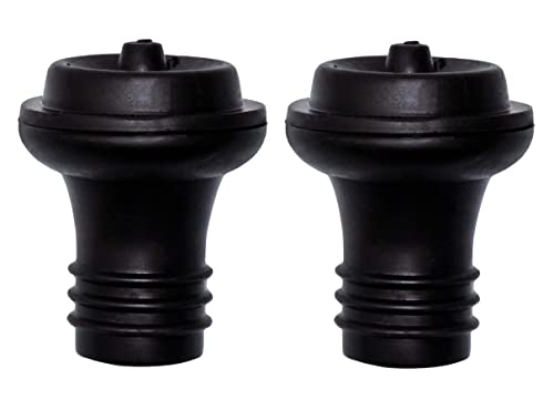 Vacuum Wine Saver Stopper, Reusable Rubber Vacuum Bottle Cork - Pack of 2