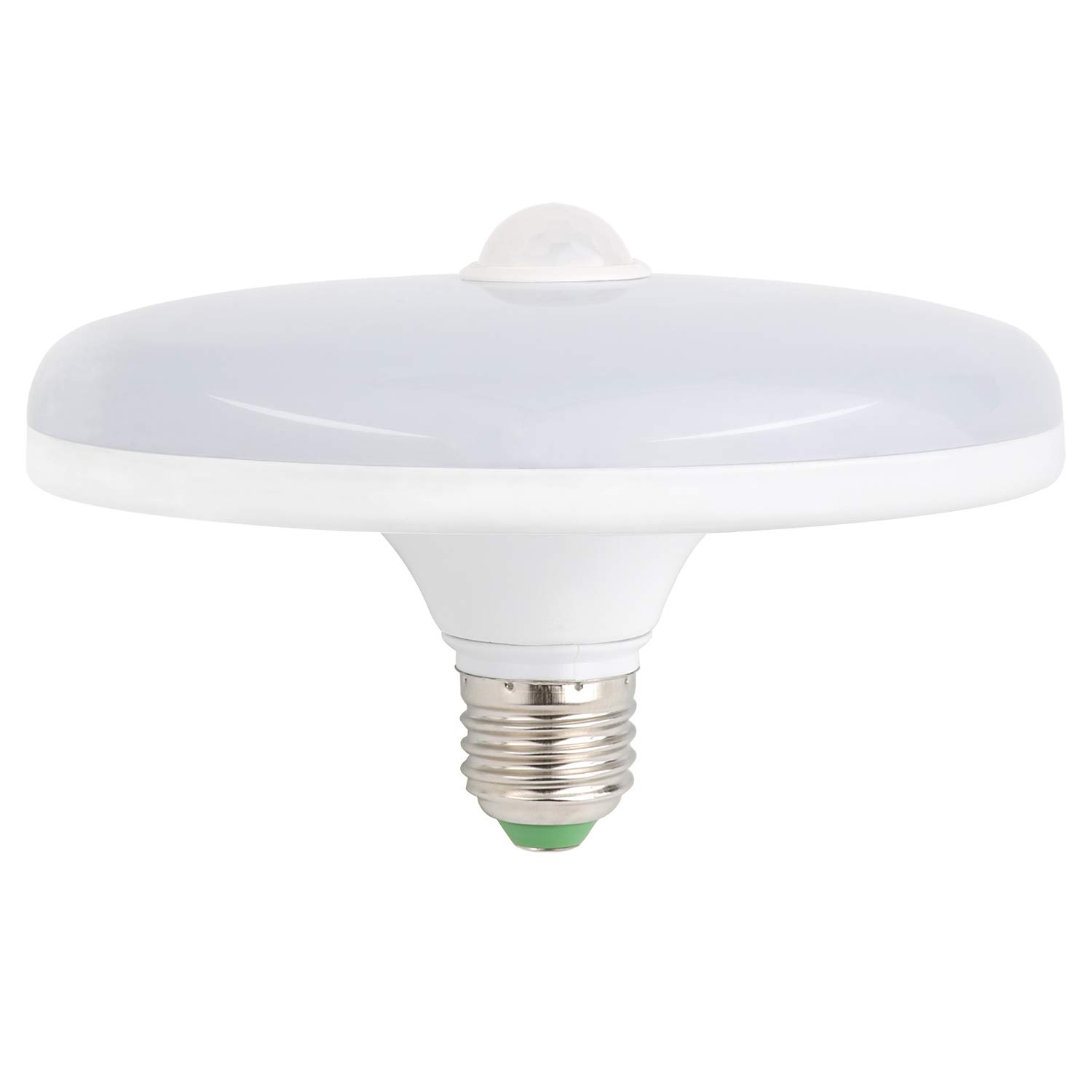 Motion Sensor Light Bulbs, 18W (150W Equivalent) E26 1500LM Motion Detector Dusk to Dawn LED Ceiling Light Bulb Automatic On Off Led Bulb for Garage, Porch, Basement, Hallway, Frontdoor - Cool White