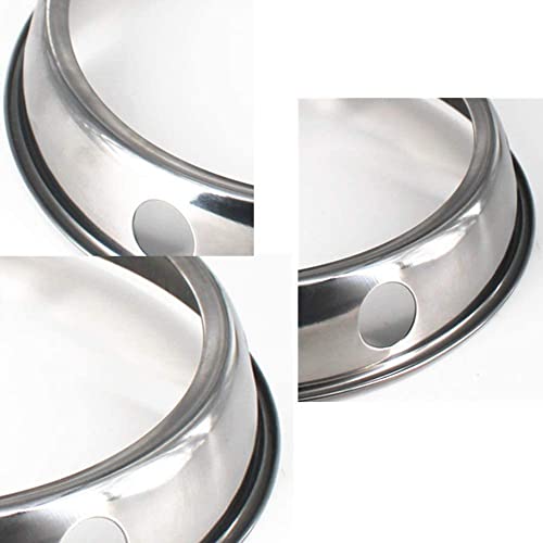 Stainless Steel Wok Ring Wok Rack 7¾-Inch and 9¾-Inch Reversible Size (2)
