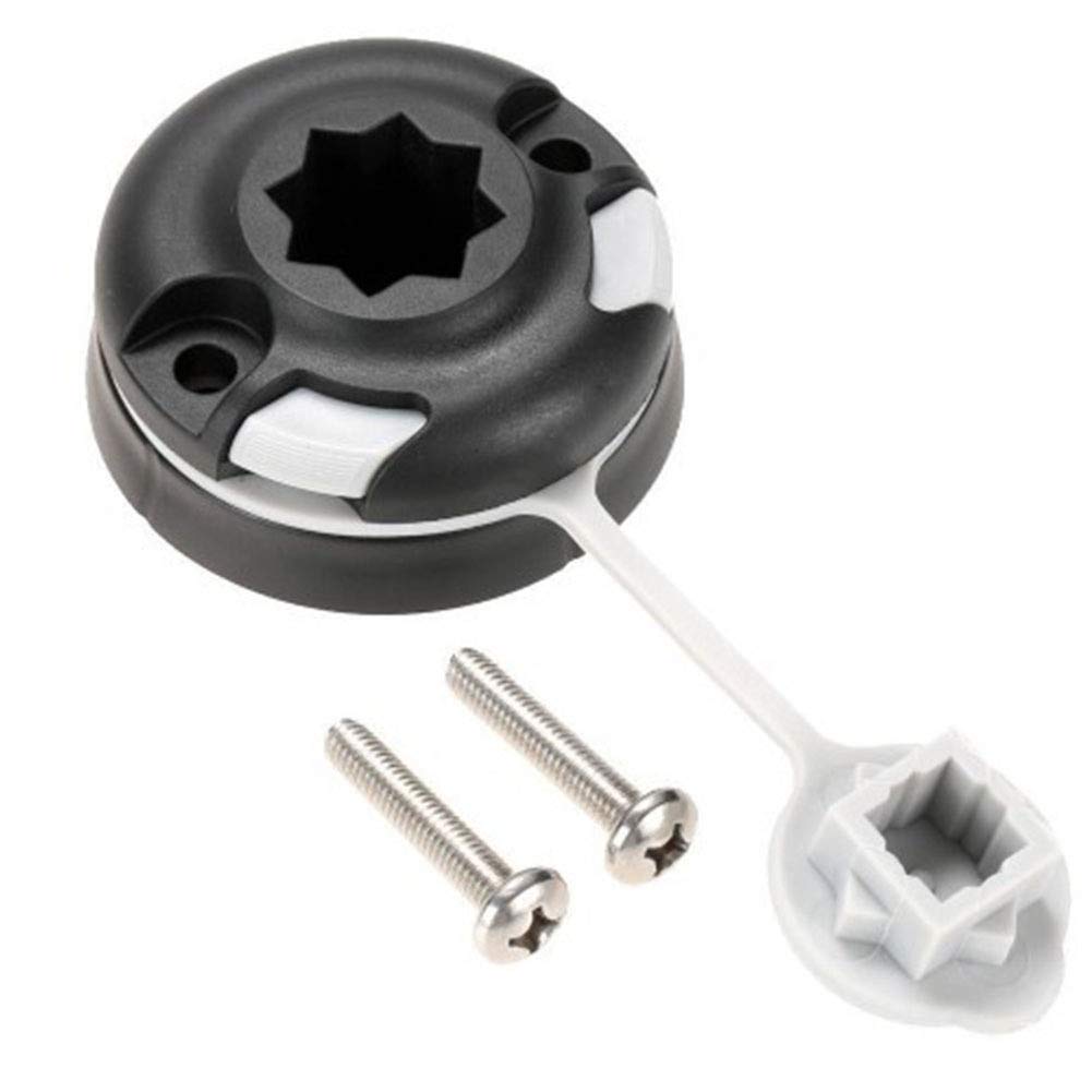 Nylon Mount Outdoor Rod Holder Base Nylon Accessory Screw Sea Inflatable Boat Kayak Accessory Durable Kayak Mount Canoe Tackle