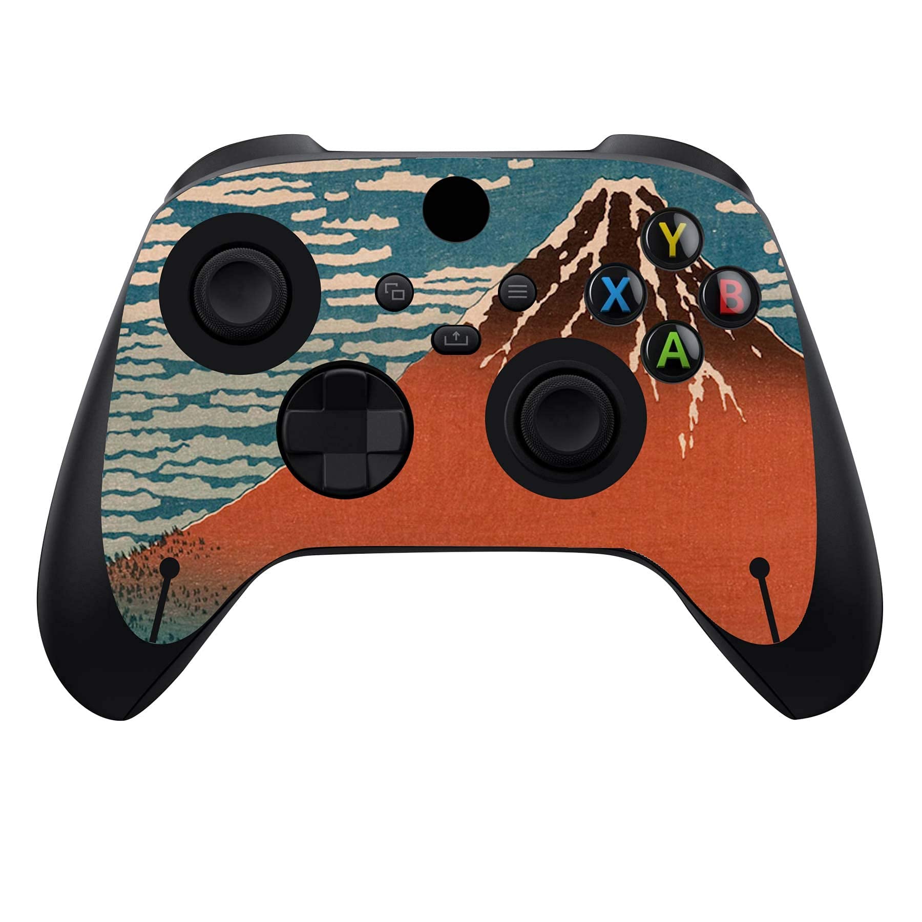 PlayVital The Great Wave Custom Vinyl Skins for Xbox Series X, Wrap Decal Cover Stickers for Xbox Series X Console Controller (Renewed)