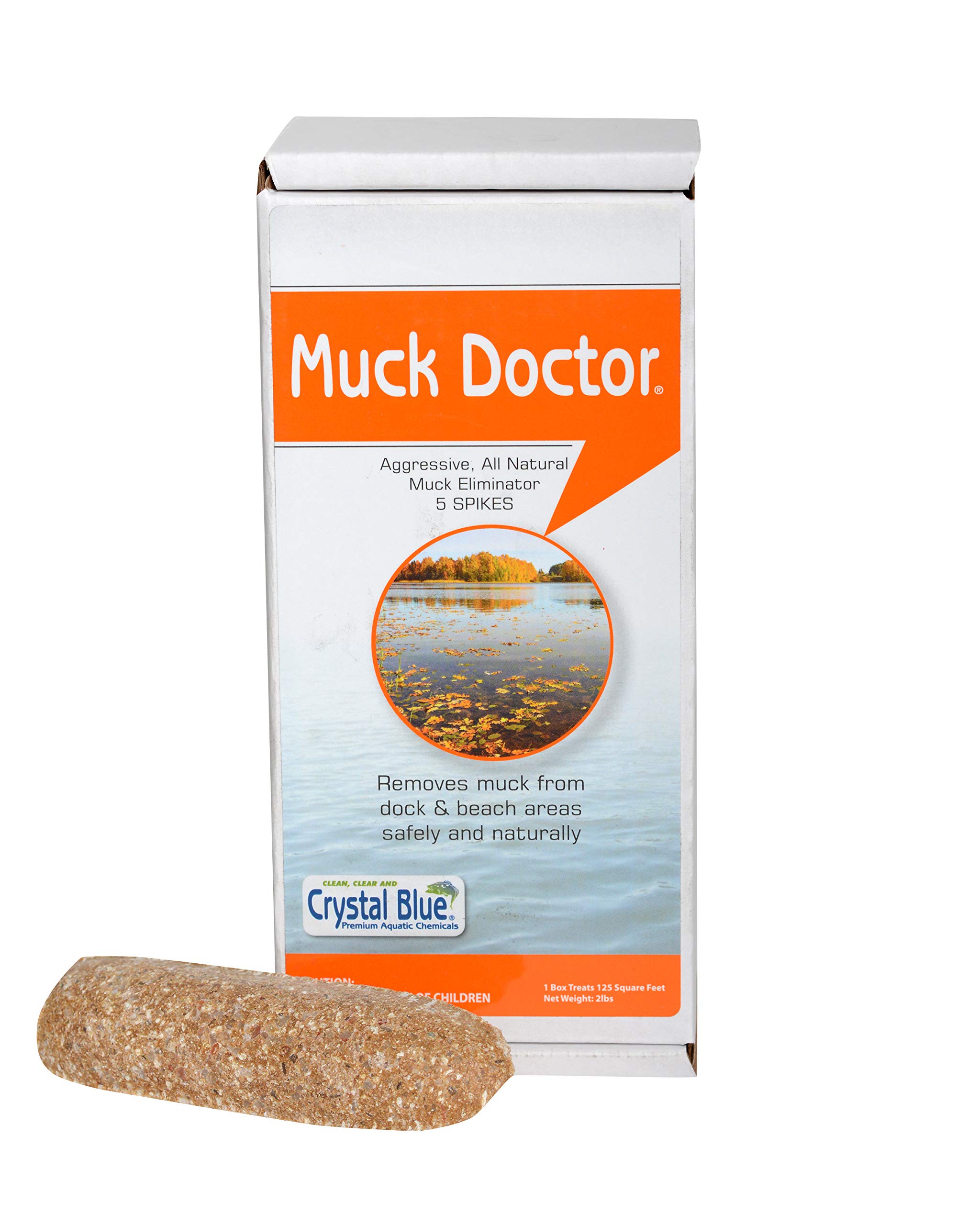 Muck Doctor, 5 Biological Spikes to Reduce Muck, Perfect for Beach Fronts, Lake Docks and Swimming Areas