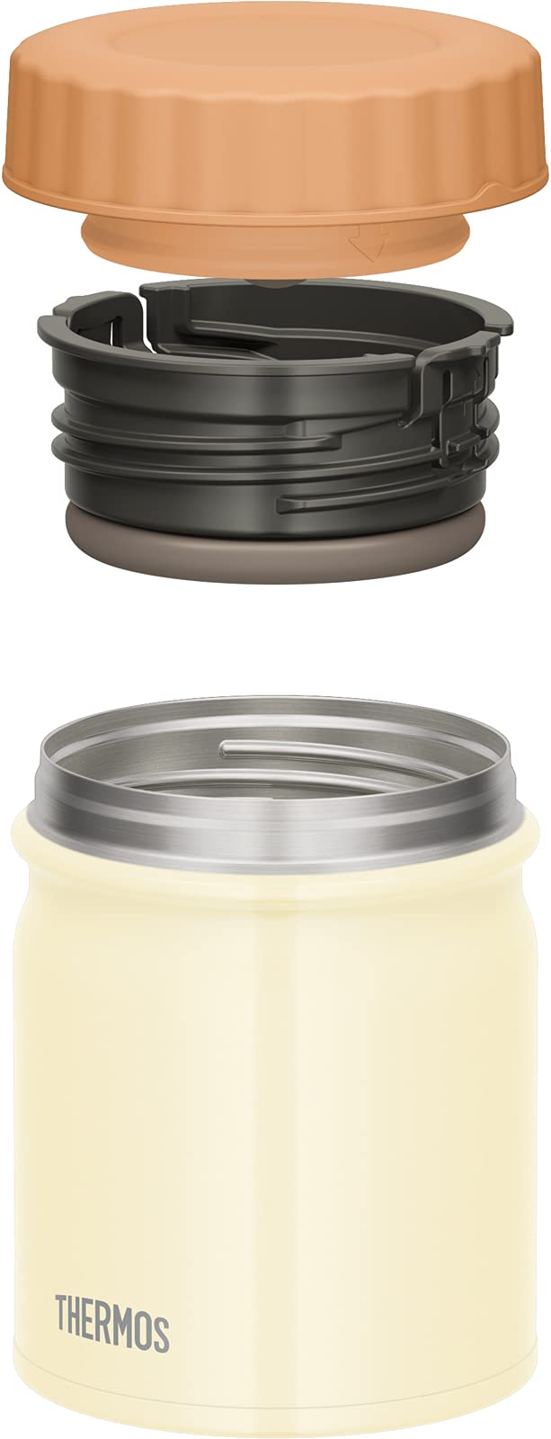 Thermos JBT-301 CRW Vacuum Insulated Soup Jar, 10.1 fl oz (300 ml), Cream White