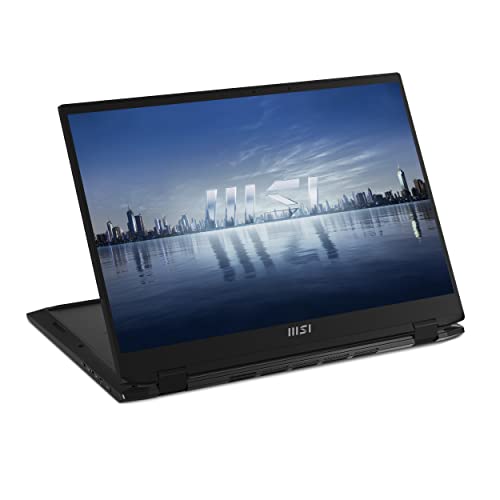 MSI Summit E16 Flip 16" QHD+ 165Hz Touch 2-in-1 Laptop: Intel Core i7-1360P, RTX 4050, 32GB DDR5, 1TB NVMe SSD, 360 Flip, Pen, Win 11 Pro: Ink Black A13VET-076US