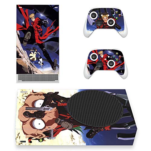 Trigun Anime Series Movie Game Console Series S Console and Controller Skin Set, Skin Wrap Decal Kit