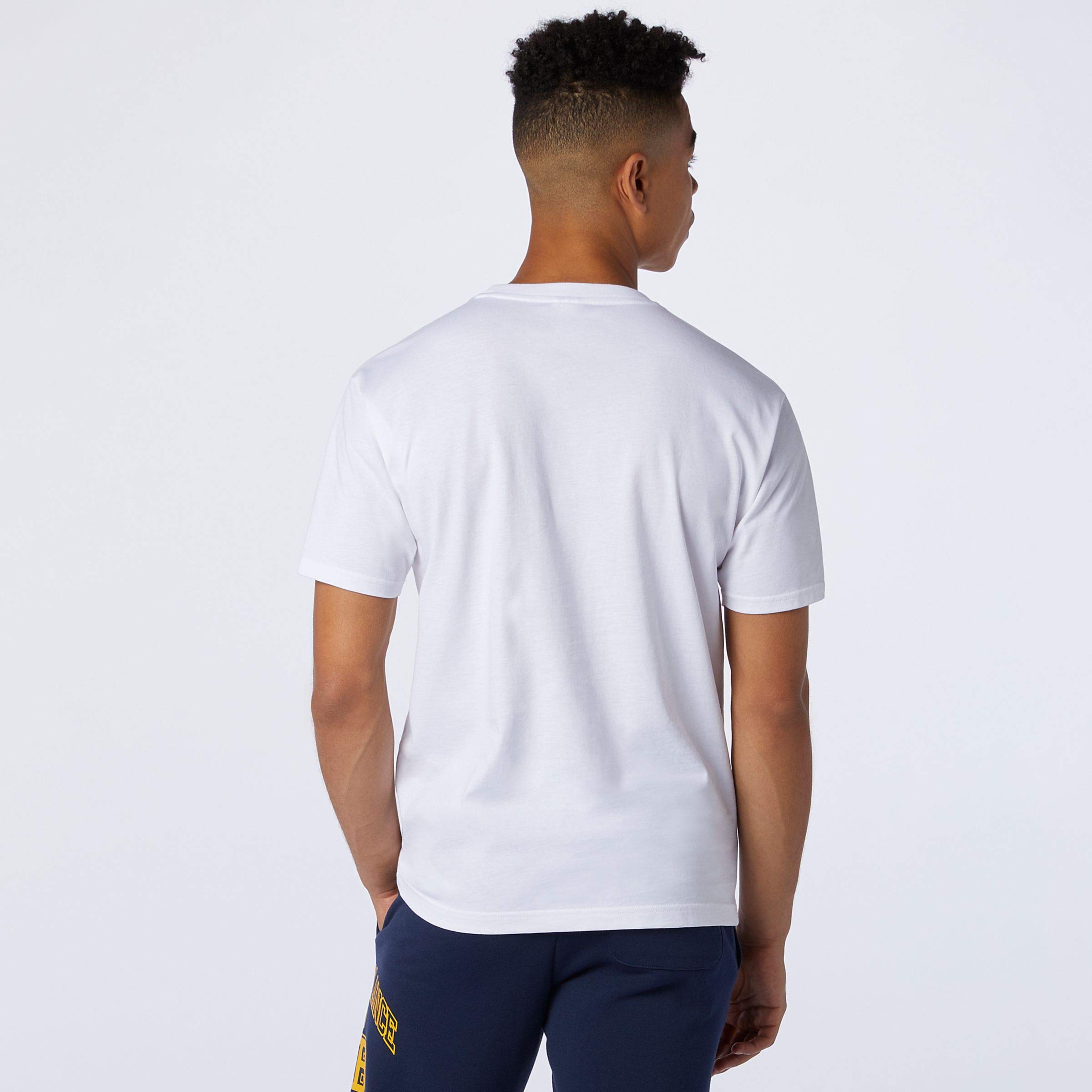 New Balance Men's NB Athletics Varsity Spec Short Sleeve, White, Medium