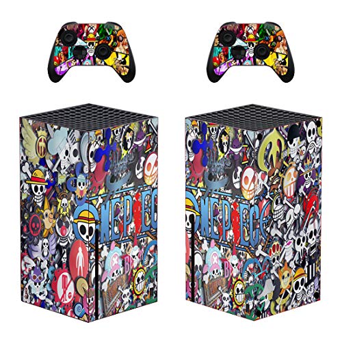 Pirate King Stickers Decals Skin for X-box-One-Series X, Cover Protector Wrap Durable Full Set Protection Faceplate Console by KAJAL MANI