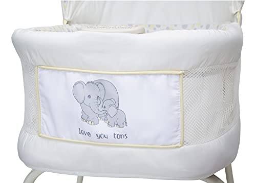 Precious Moments Auto Glide Bassinet by Delta Children, Baby Love