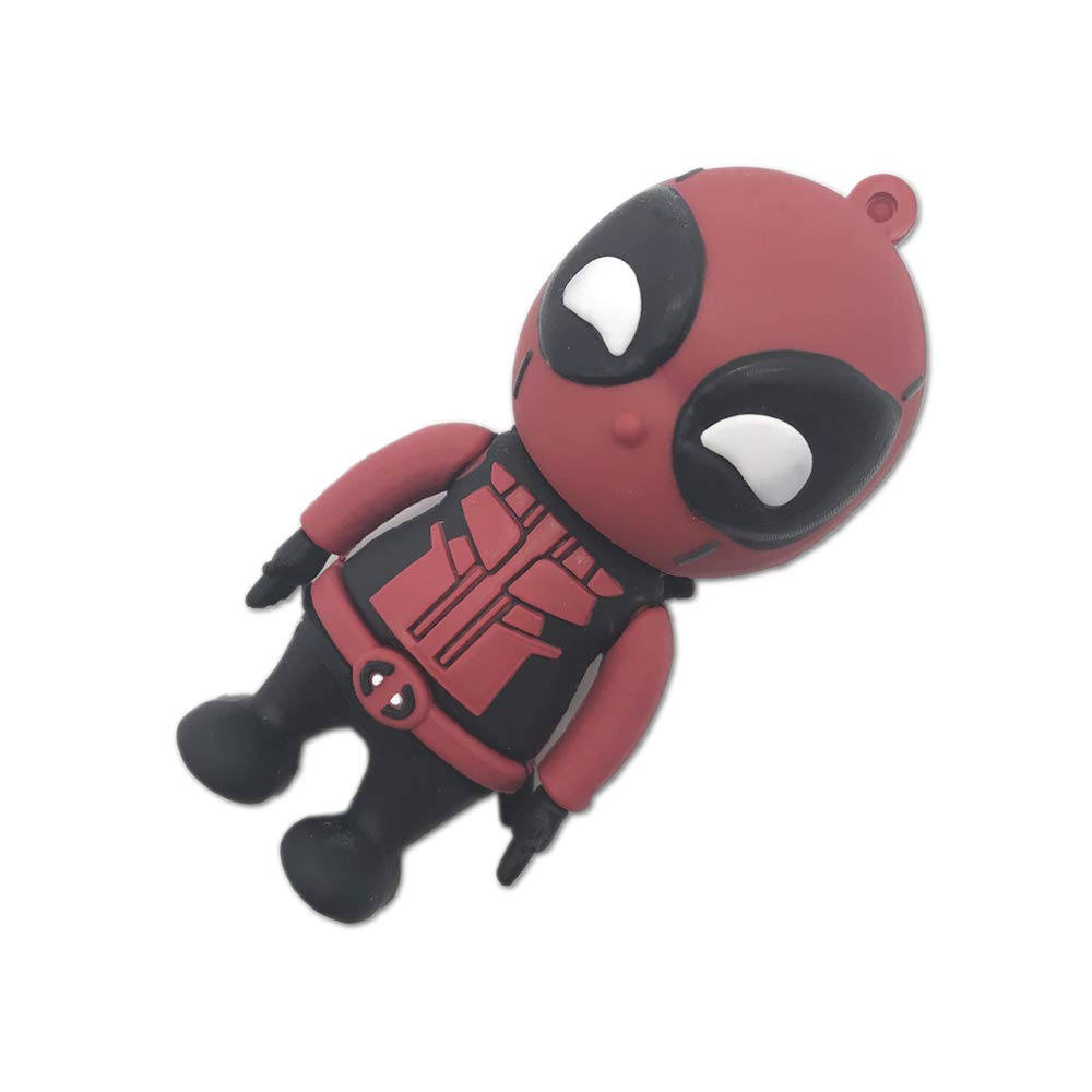 Novelty Shape Design 32GB USB 2.0 Flash Drive Cute Memory Stick Stitch Thumb Drive Data Storage Pendrive Cartoon Jump Drive Gift (hero-32GB)