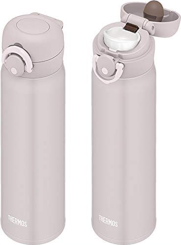 Thermos JNR-501LTD PGG Water Bottle, Vacuum Insulated Travel Mug, 16.9 fl oz (500 ml), Pink Greige
